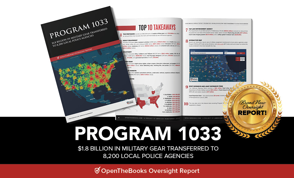 Program 1033: $1.8 Billion in Military Gear Transferred to 8,200 Local ...